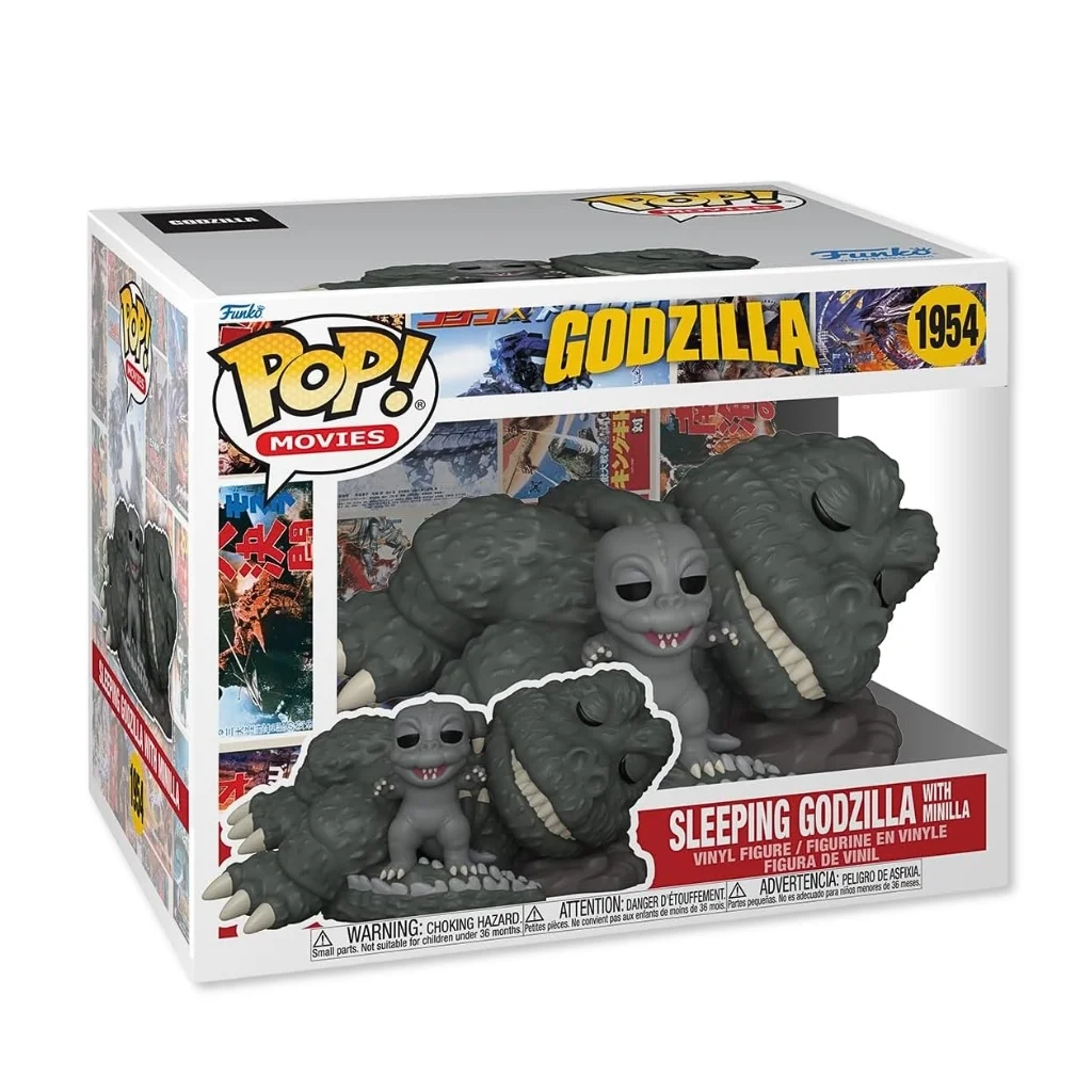 Funko Pop! Movies: Godzilla - Sleeping Godzilla with Minilla #1954 ...